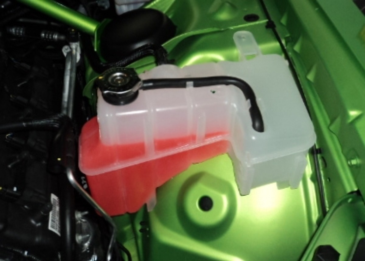 Authentic Mopar T/A Hood Coolant Tank - 4596466AG | Mopar Online Parts