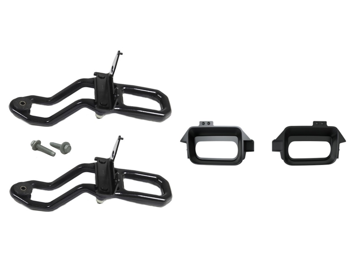 Genuine Mopar Black Tow Hook Kit With Bezels For Rebel & Warlock ...