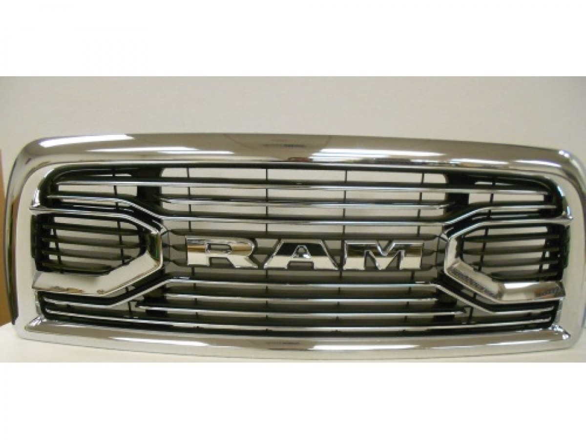 Authentic Mopar Grille Laramie Limited Chrome - 6NE51SZ0AB | Mopar ...