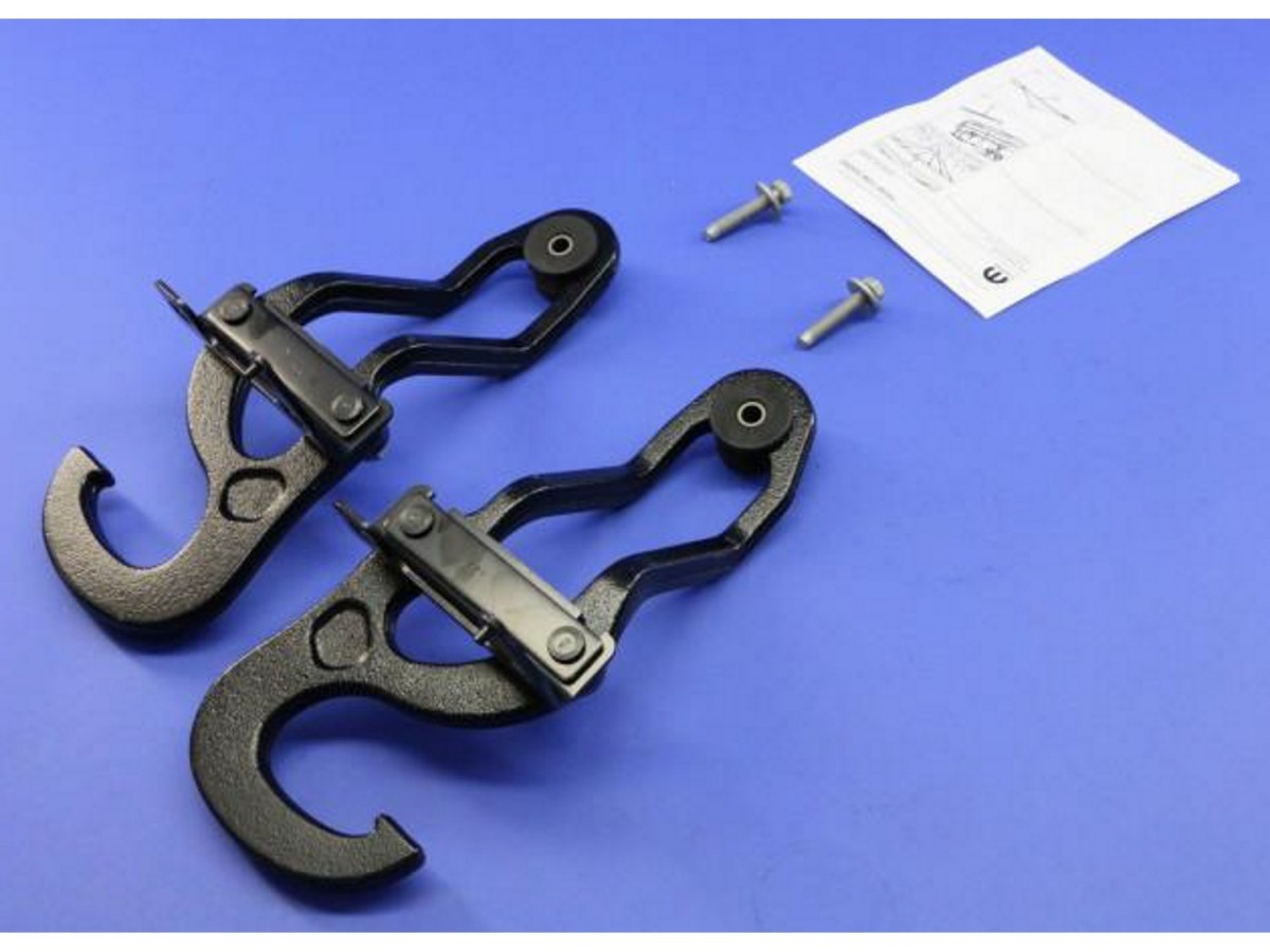 Authentic Mopar Tow Hooks Front Black - DSTOWHOOKBLK | Mopar Online Parts