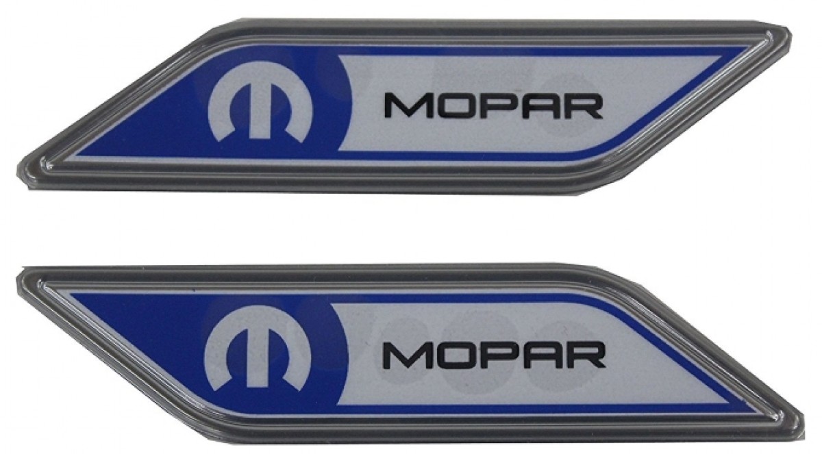 Authentic Mopar Fender Badge - Mopar Logo - 82213379 | Mopar Online Parts