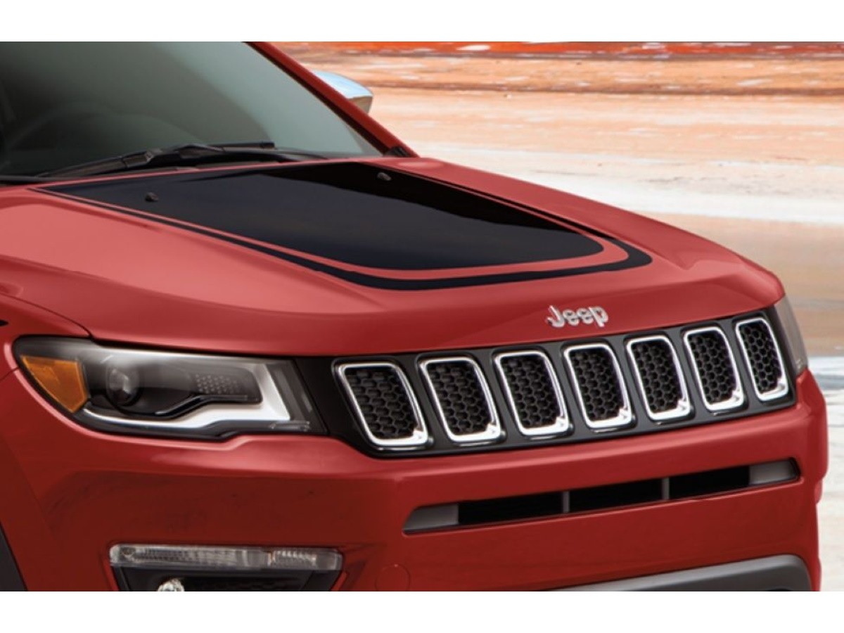 Authentic Mopar Hood Decal Black Double Patch - 82214630 | Mopar Online ...