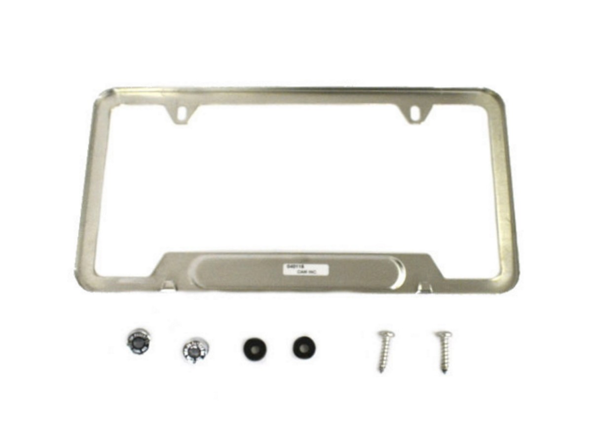 Authentic Mopar Plate Frame Polished Chrysler Logo - 82214873 | Mopar ...