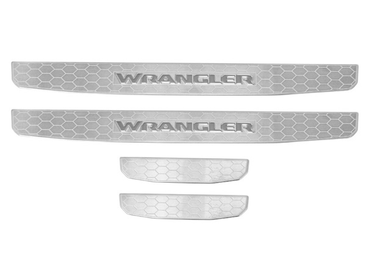 Authentic Mopar Door Sill Guards 4 Door Stainless Steel - 82215396AB ...