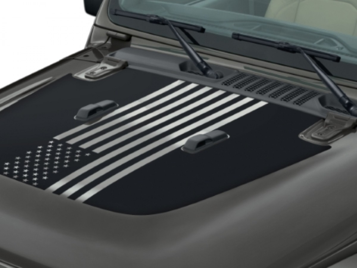 Authentic Mopar Hood Decal American Flag - 82215735 | Mopar Online Parts