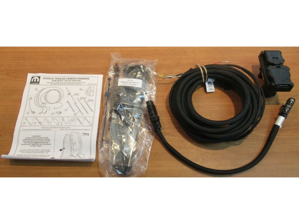 Authentic Mopar Wiring Harness For Vehicle Trailer Camera - 82215973AC ...