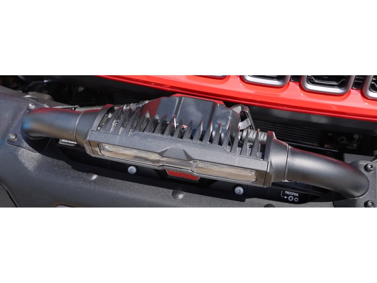 Authentic Mopar Off Road Grille Guard / Winch Guard With Integrated ...