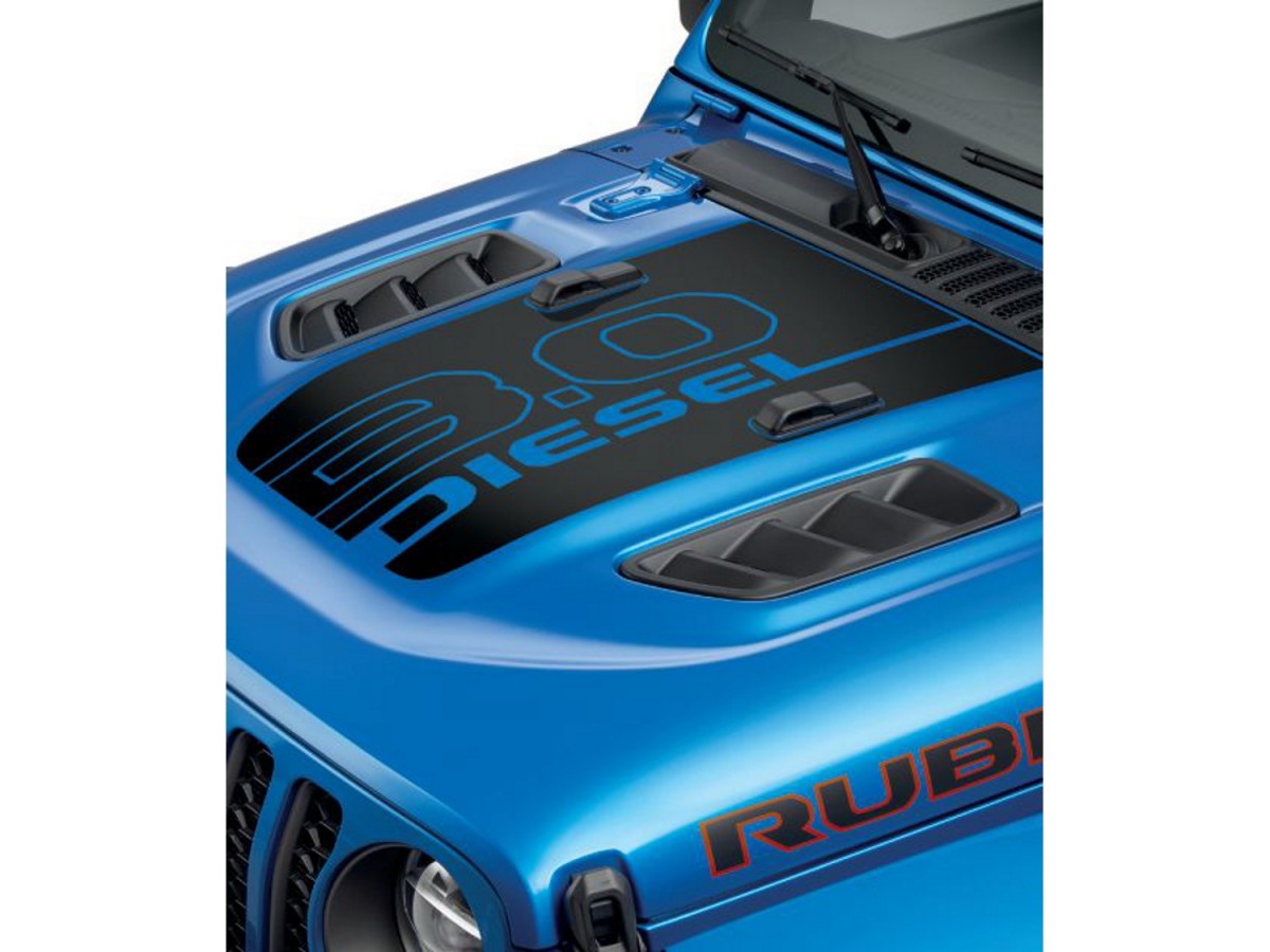Authentic Mopar 3.0L Diesel Hood Decal For Rubicon Hood - 82216499AA ...