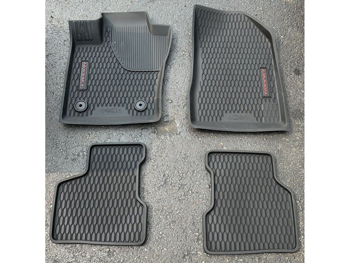 Authentic Mopar Rubber All Weather Bucket Style Floor Mats Black With ...